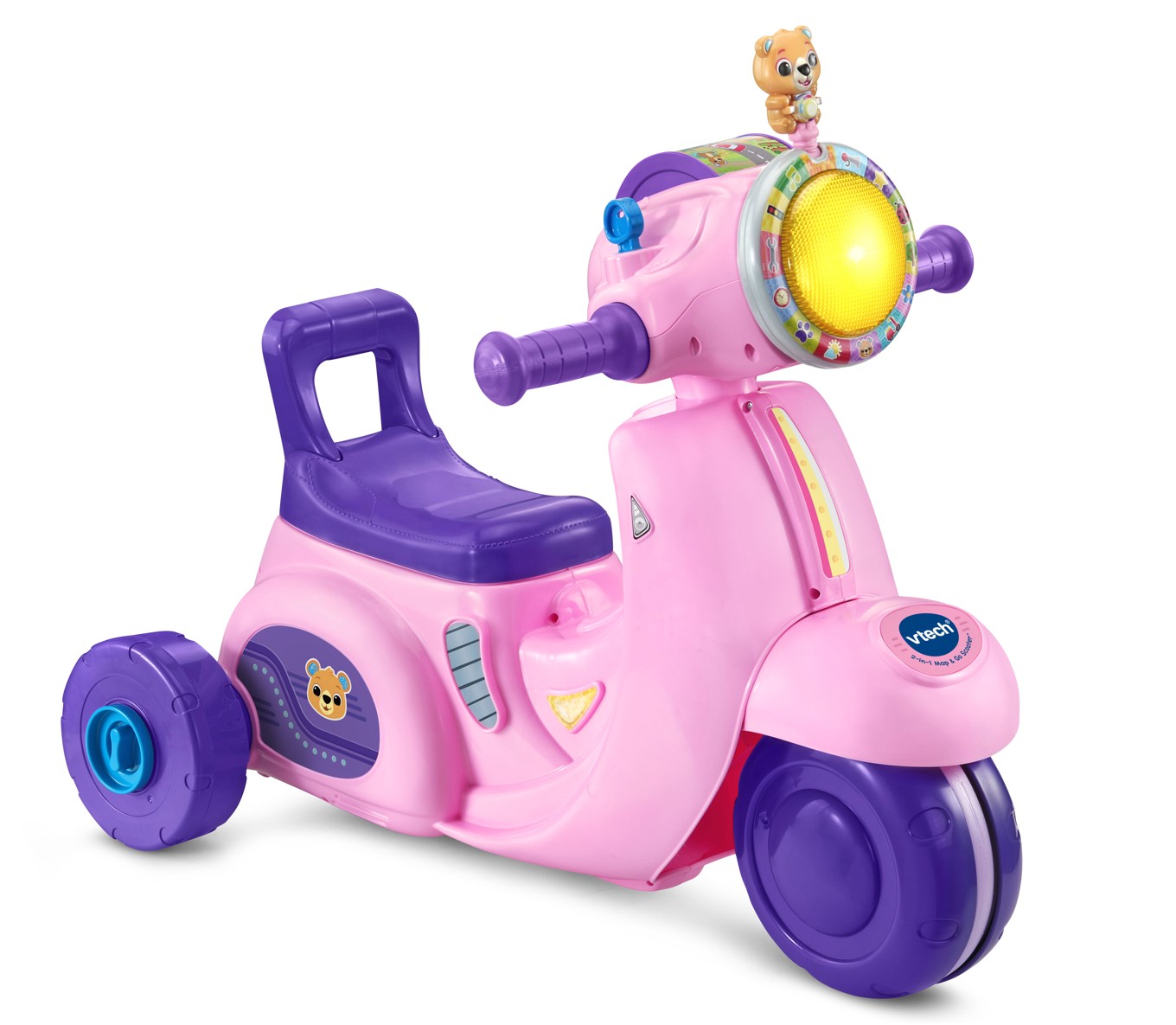 VTech 2-in-1 Map & Go Transforming Ride-On Toddler Scooter