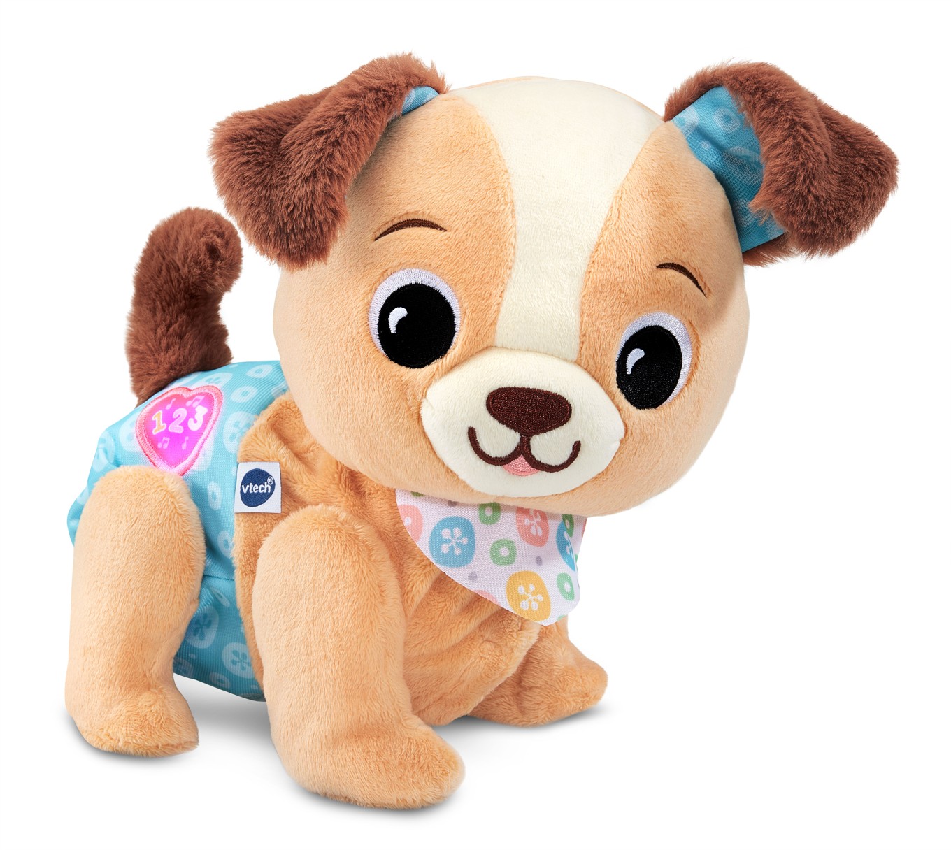 VTech Explore & Move With Puppy Walking Plush Toy