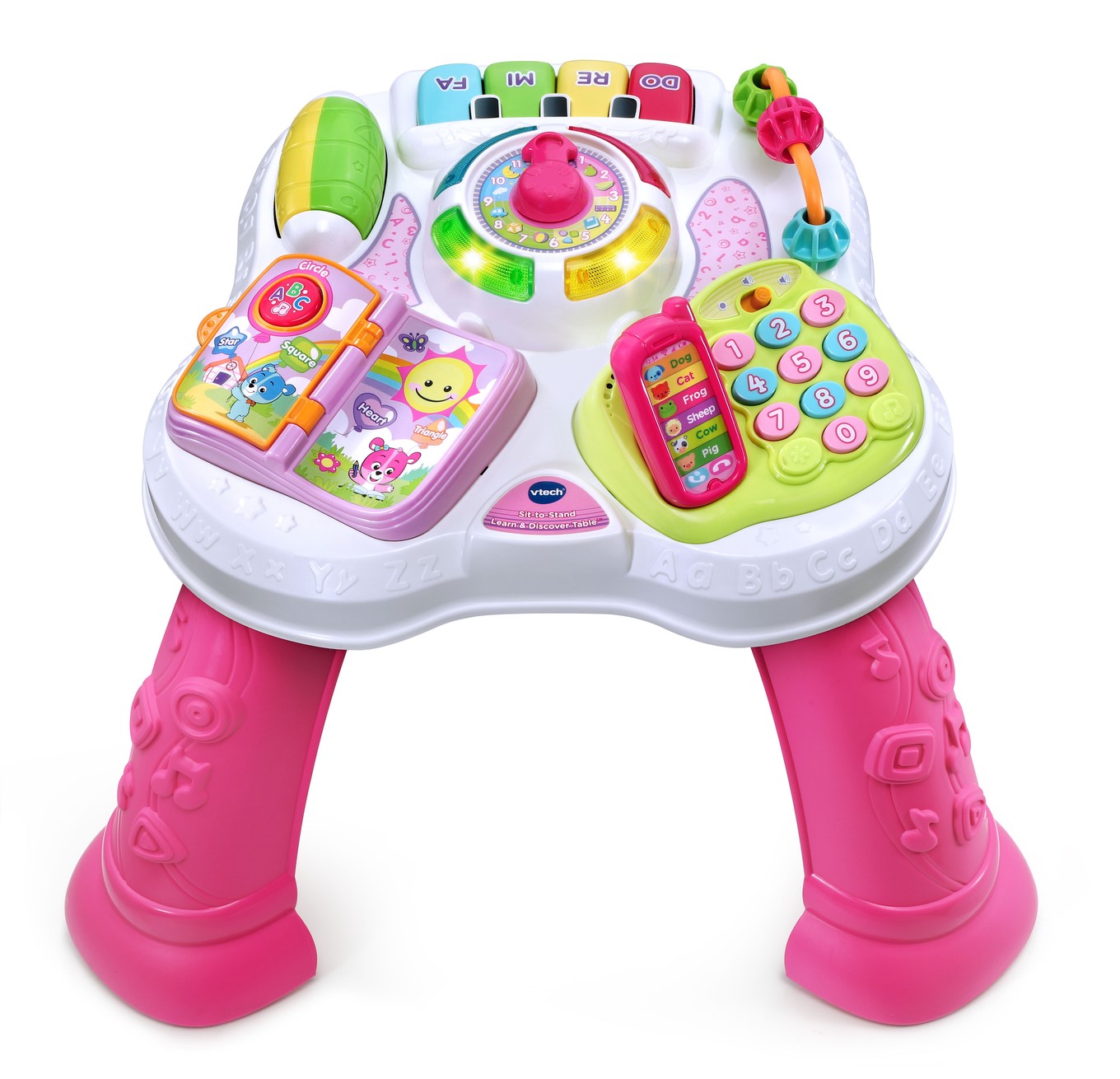 Sit-to-Stand Learn & Discover Table Pink