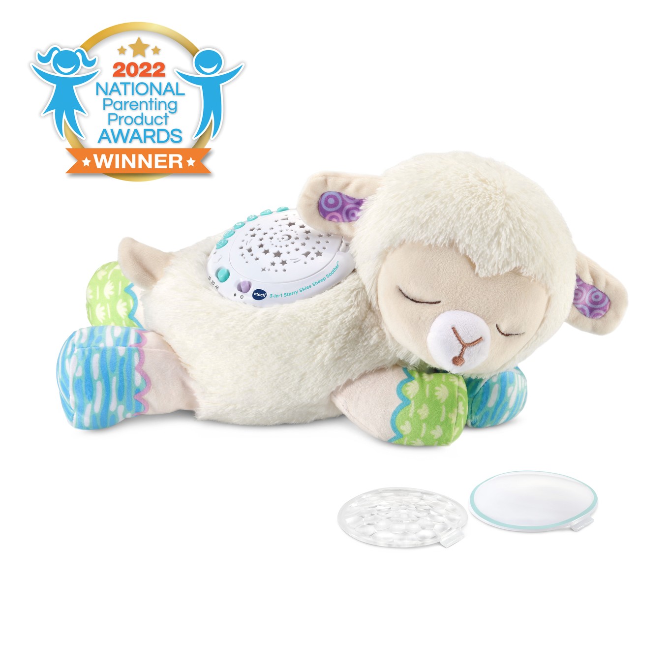 VTech® 3-in-1- Starry Skies Sheep Soother™ Cry-Activated Projector