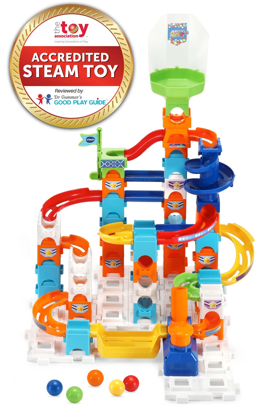 VTech® Marble Rush® Spiral Starter Set™ Marble Run Building Set